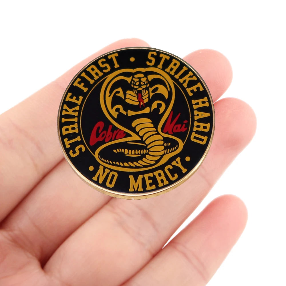 Snake Karate Dojo Enamel Pin