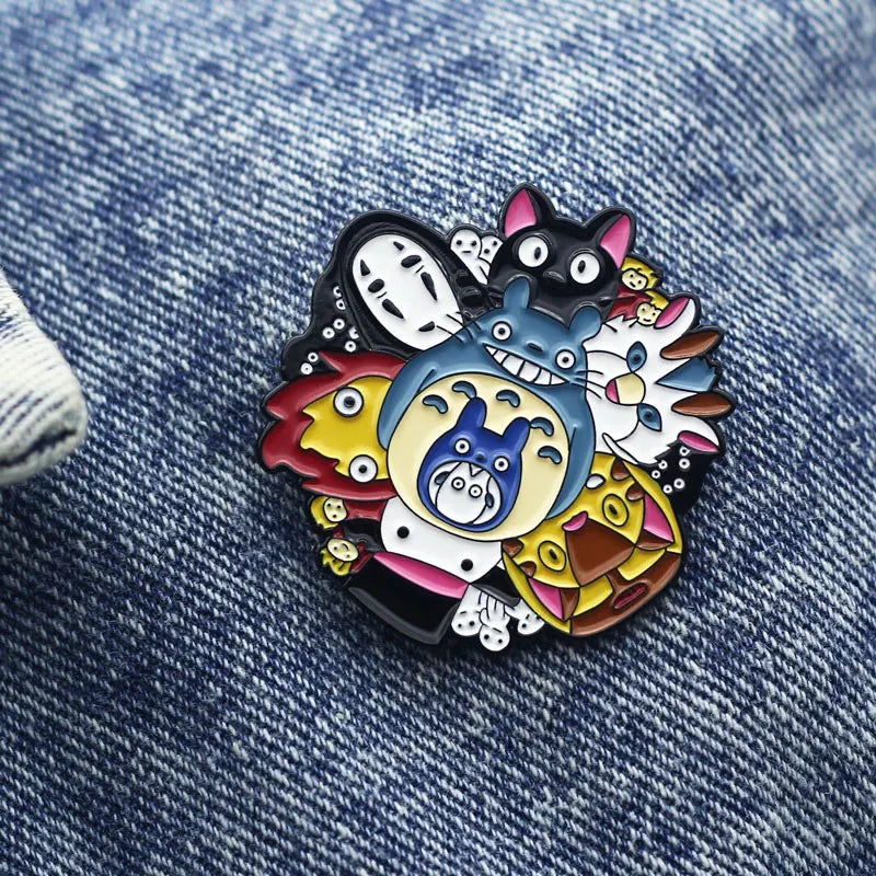 Anime Kawaii Classic Characters Enamel Pin